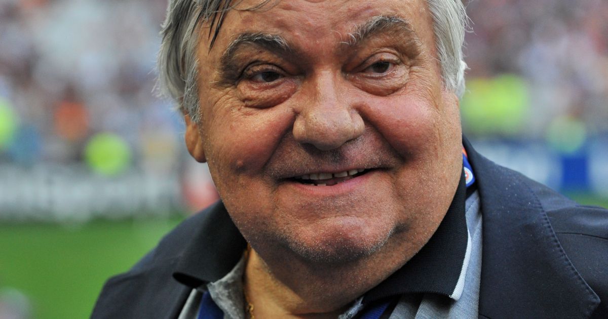 Louis Nicollin lors dy match de l'Olympique de Marseille contre ...