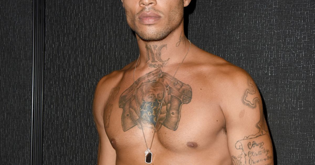 Jeremy Meeks - Backstage du défilé de mode Hommes Philipp Plein 2018 ...