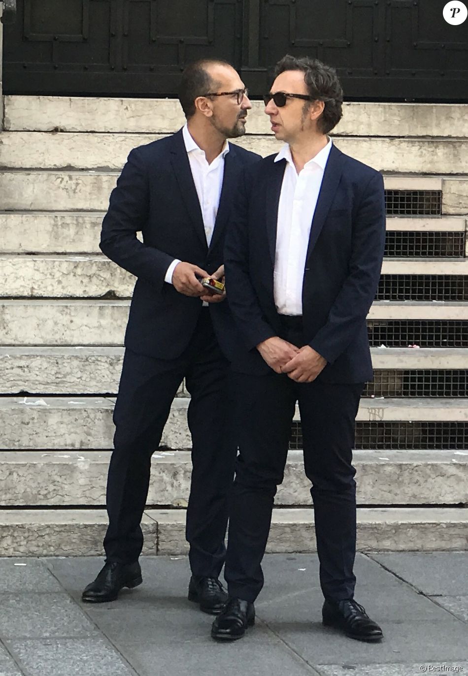 Stéphane Bern - Bruno Julliard (premier adjoint à la Maire de Paris ...