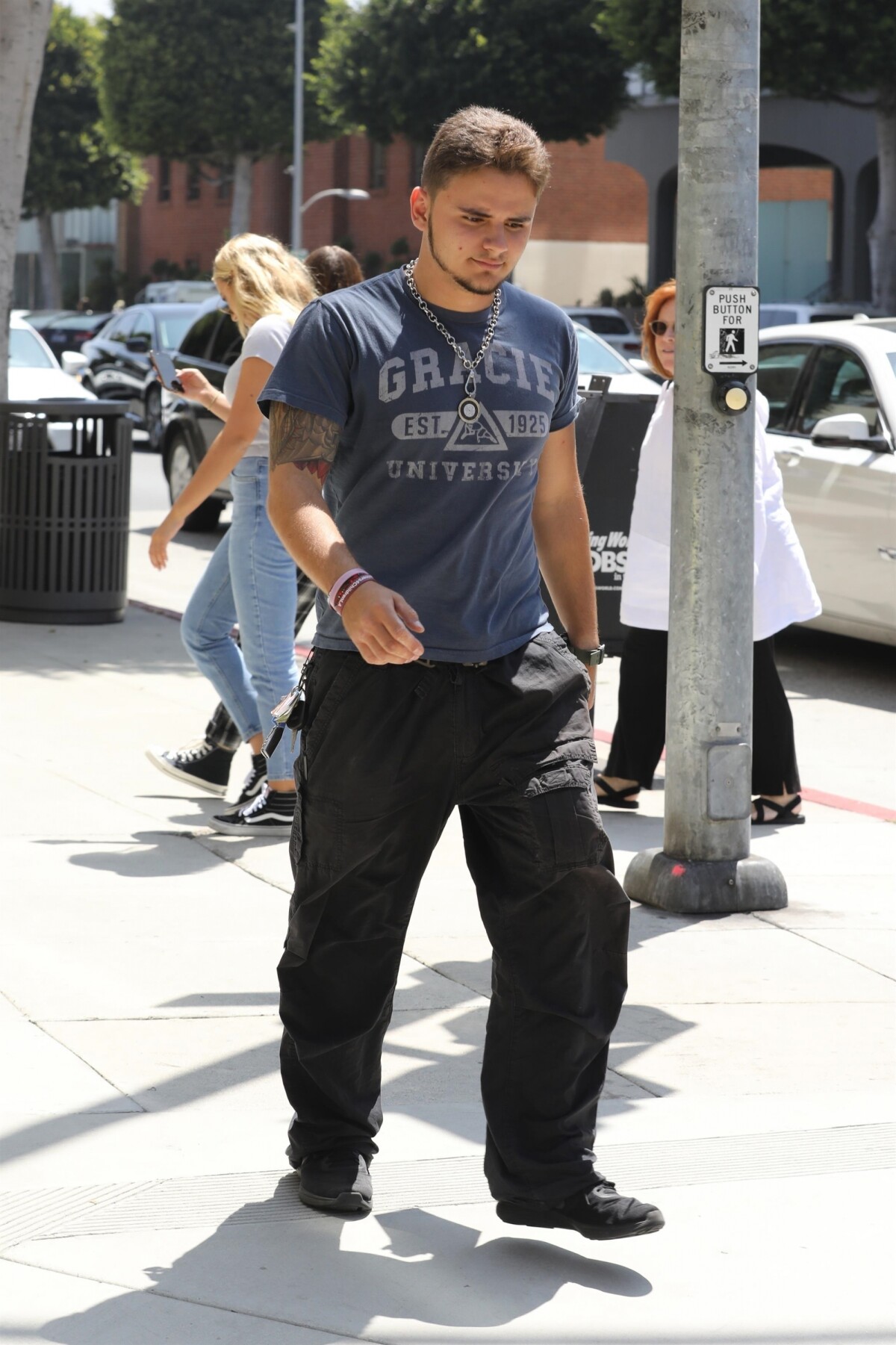 Photo : Exclusif - Prince Jackson à Beverly Hills, le 12 août 2017 ...
