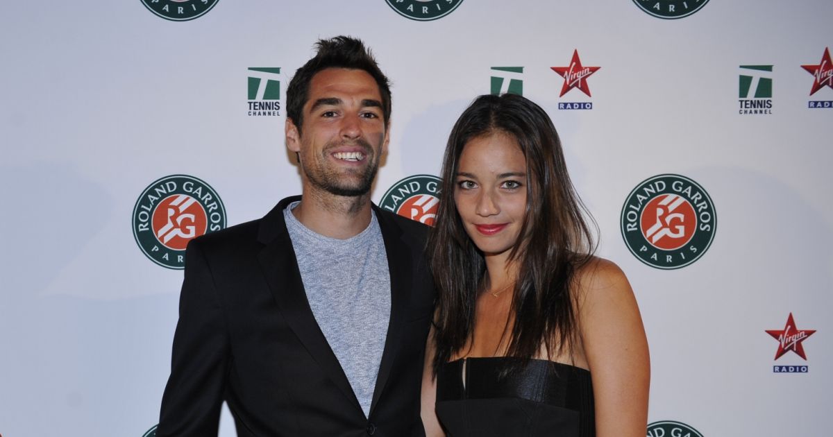 Jérémy Chardy et Alizée Lim - Soirée des joueurs à la Tour Eiffel lors ...