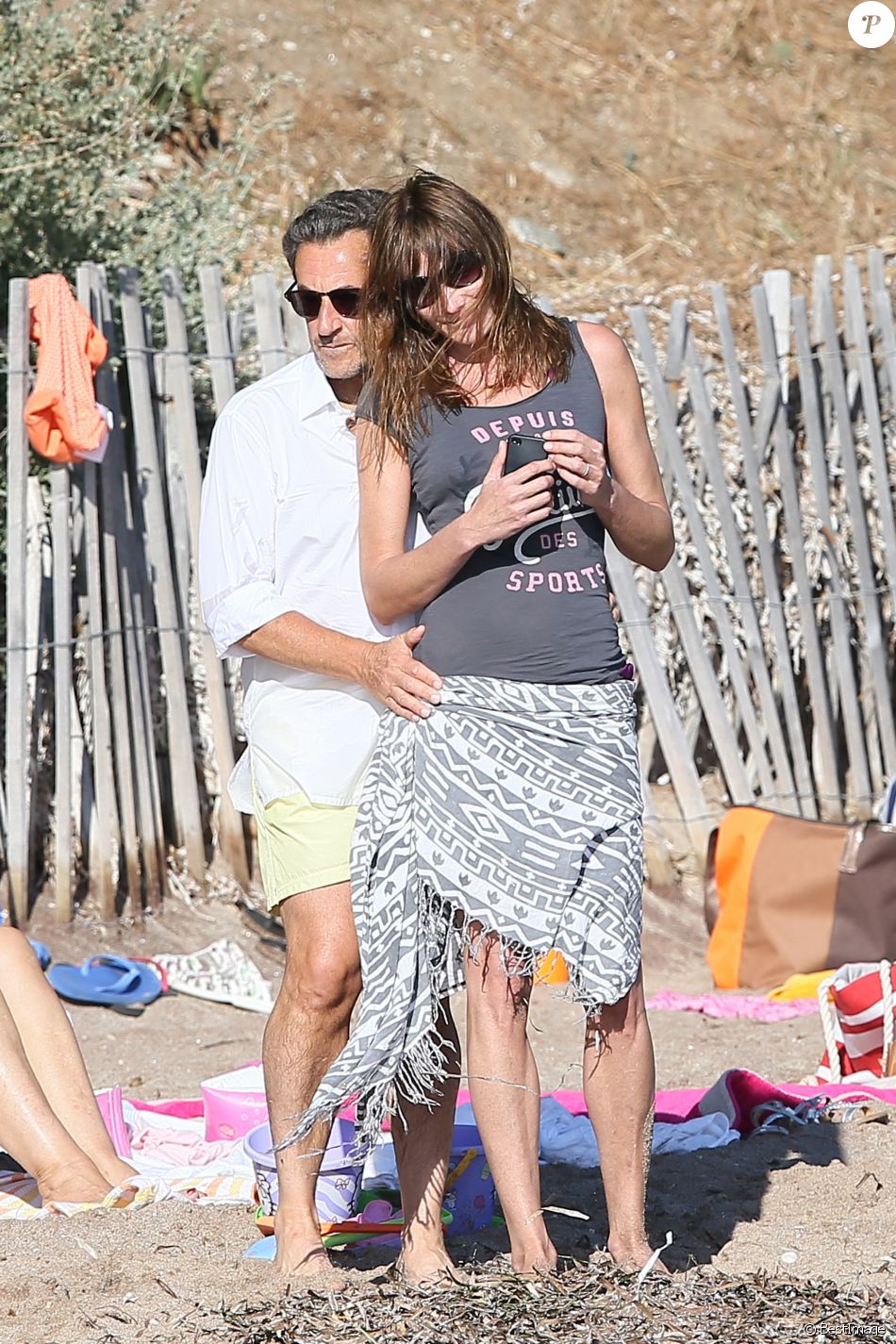 Exclusif - Nicolas Sarkozy, sa femme Carla Bruni-Sarkozy et leur fille ...