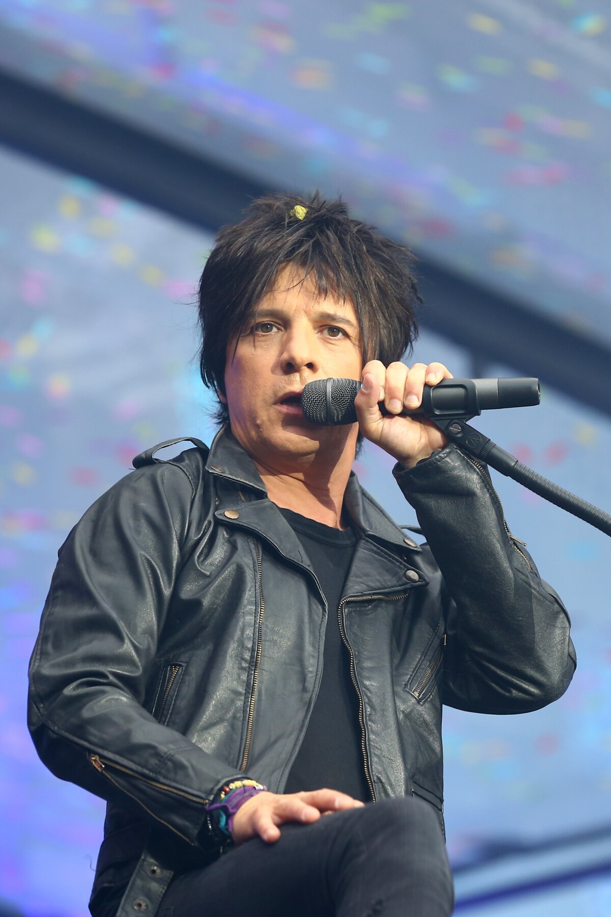 Photo : Nicola Sirkis et son groupe Indochine en concert au Stade ...