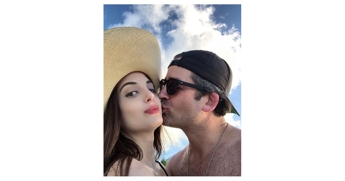 Alexa Ray Joel et son compagnon Ryan Gleason. Décembre 2017. - Purepeople