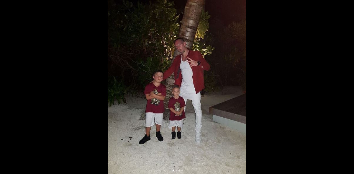 Photo : Franck Ribéry en famille pour les fêtes de fin d'année, aux ...