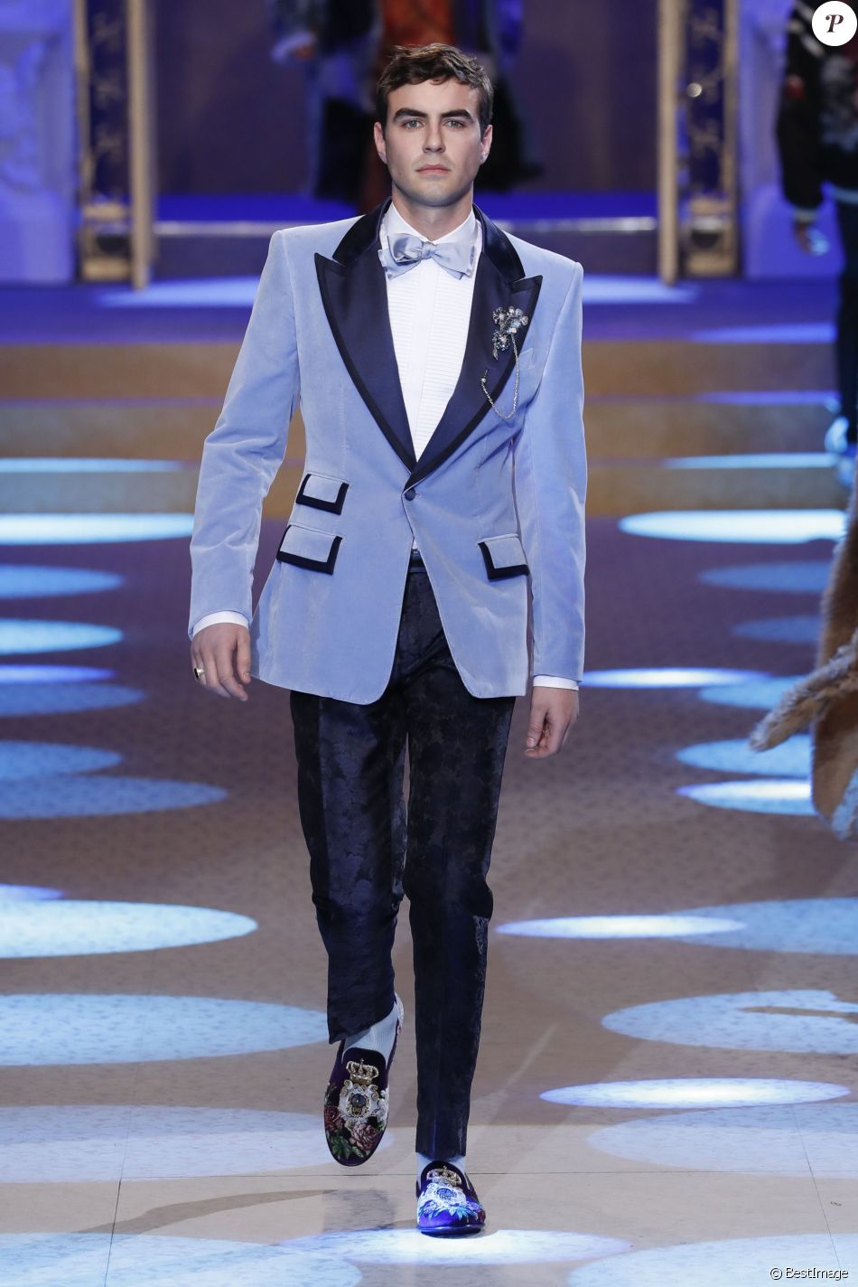 Maximillian Dodd Noble - Défilé Dolce & Gabbana lors de la Fashion Week ...