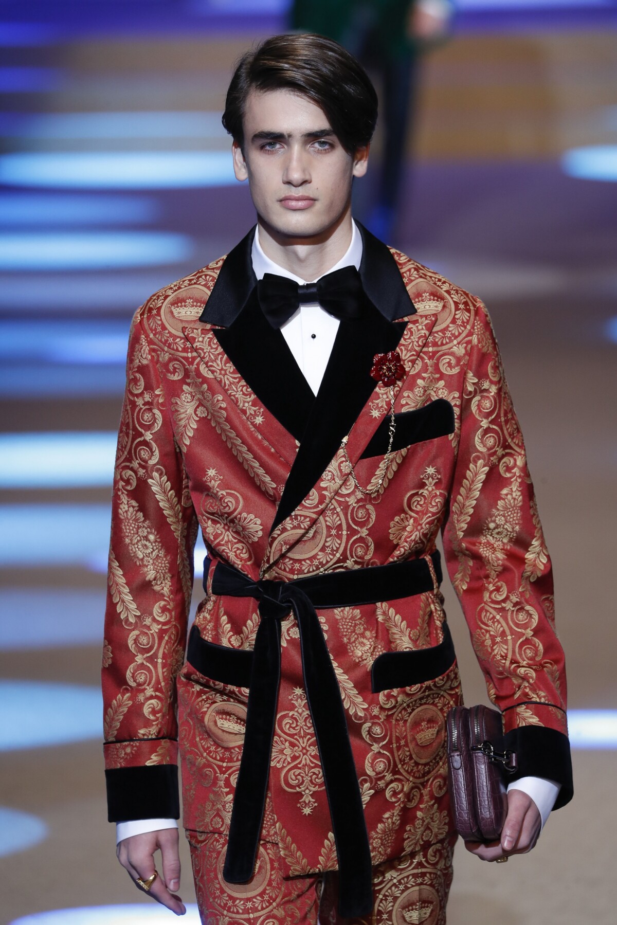 Photo : Chase Hill (frère du mannequin Taylor Hill) - Défilé Dolce ...