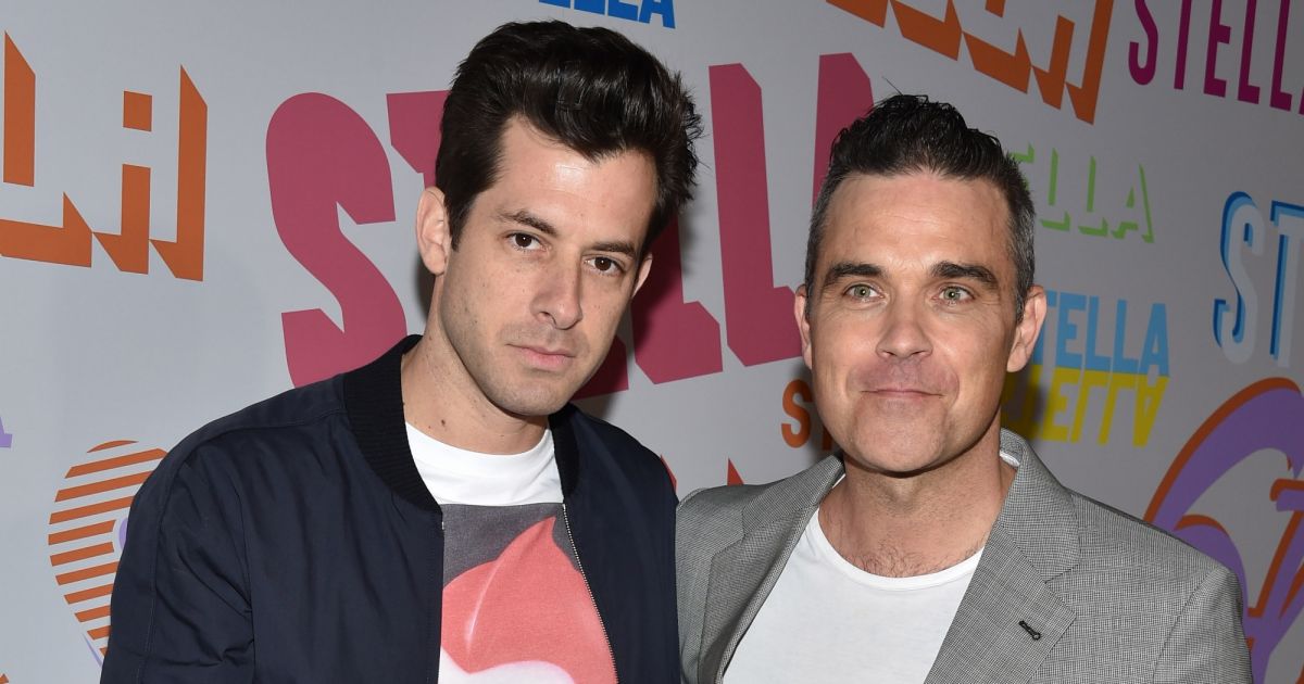 Mark Ronson et Robbie Williams - Soirée de présentation de la ...