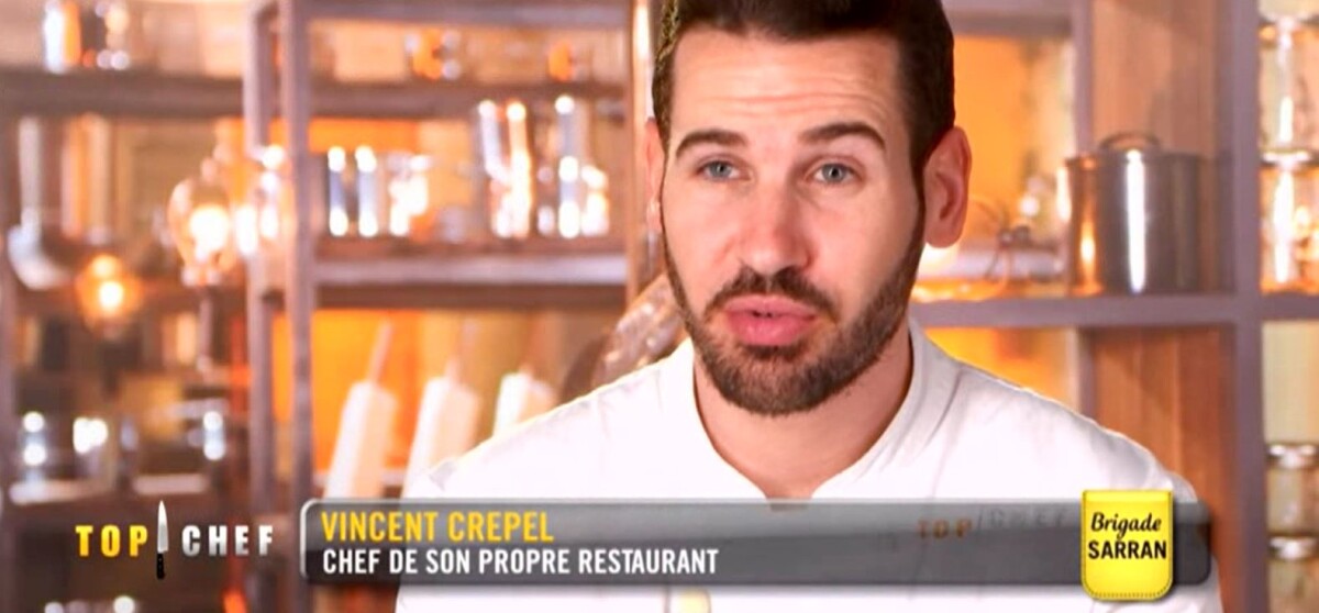 Photo : Vincent dans "Top Chef 2018" (M6), le 7 mars 2018. - Purepeople