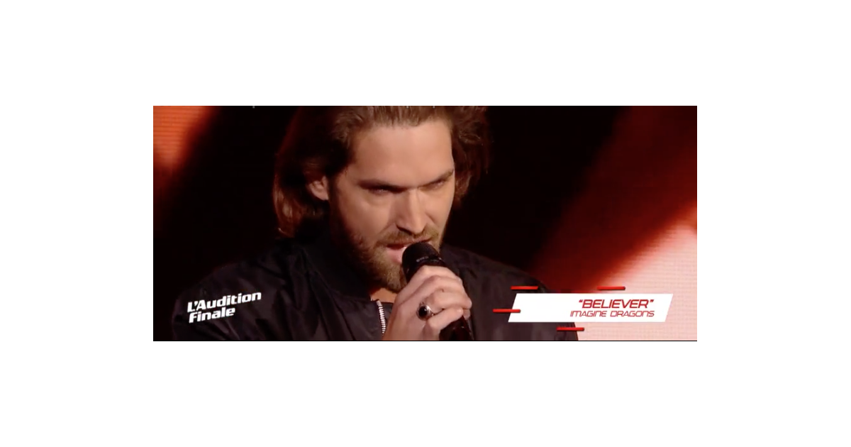 Simon Morin dans The Voice 7 sur TF1, le 17 mars 2018. - Purepeople