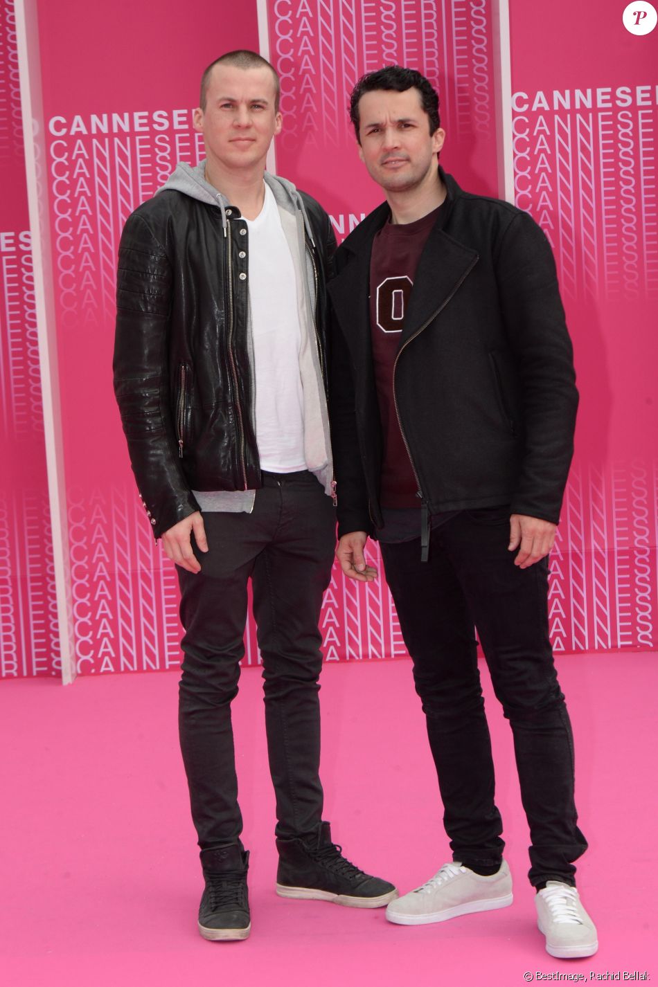 Bard Ylvisaker et Vegard Ylvisaker (duo Ylvis) durant le Pink Carpet ...
