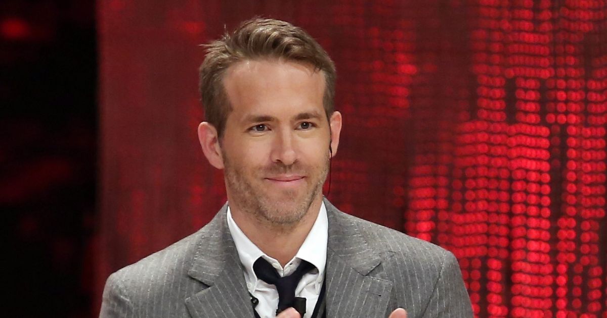 Ryan Reynolds lors de l'émission Danse avec les stars à Rome, le 5 mai ...