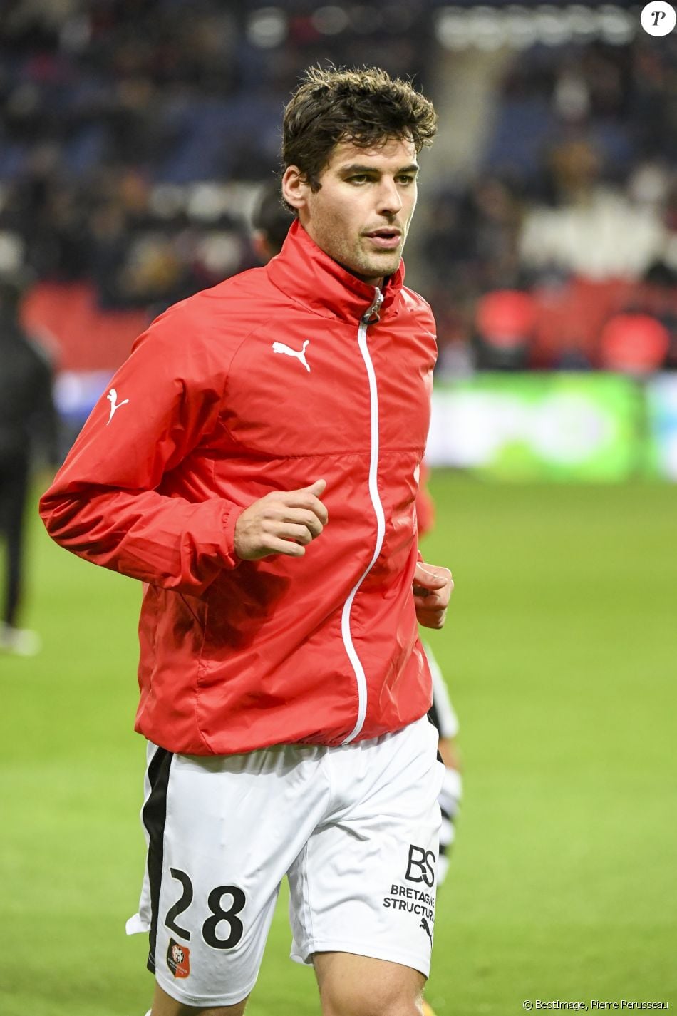 Yoann Gourcuff lors du match Psg-Rennes au Parc des Princes à Paris le ...