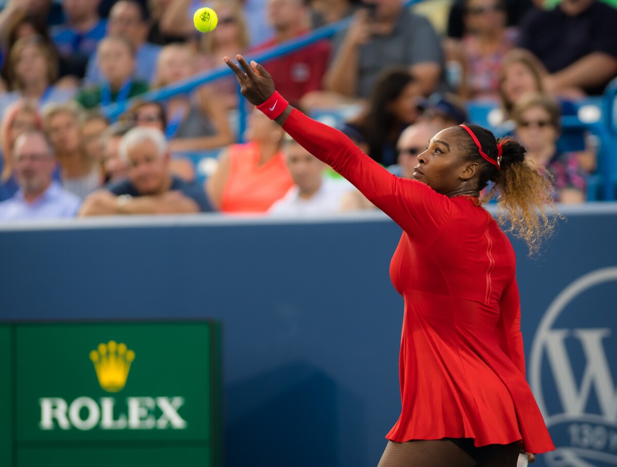 Photo : Serena Williams a battu Daria Gavrilova (6-1, 6-2) au 1er tour ...