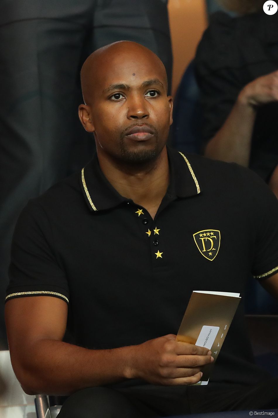 Le rappeur Rohff lors du match de Ligue 1, Paris Saint-Germain (PSG) vs ...