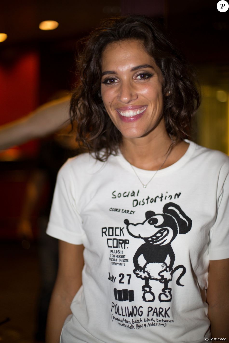 Laurie Cholewa - People sortant de l'Olympia pour le concert de charité ...
