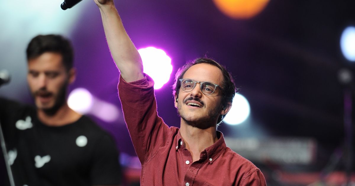 Sylvain Duthu du groupe Boulevard des airs lors de la 7ème édition du ...