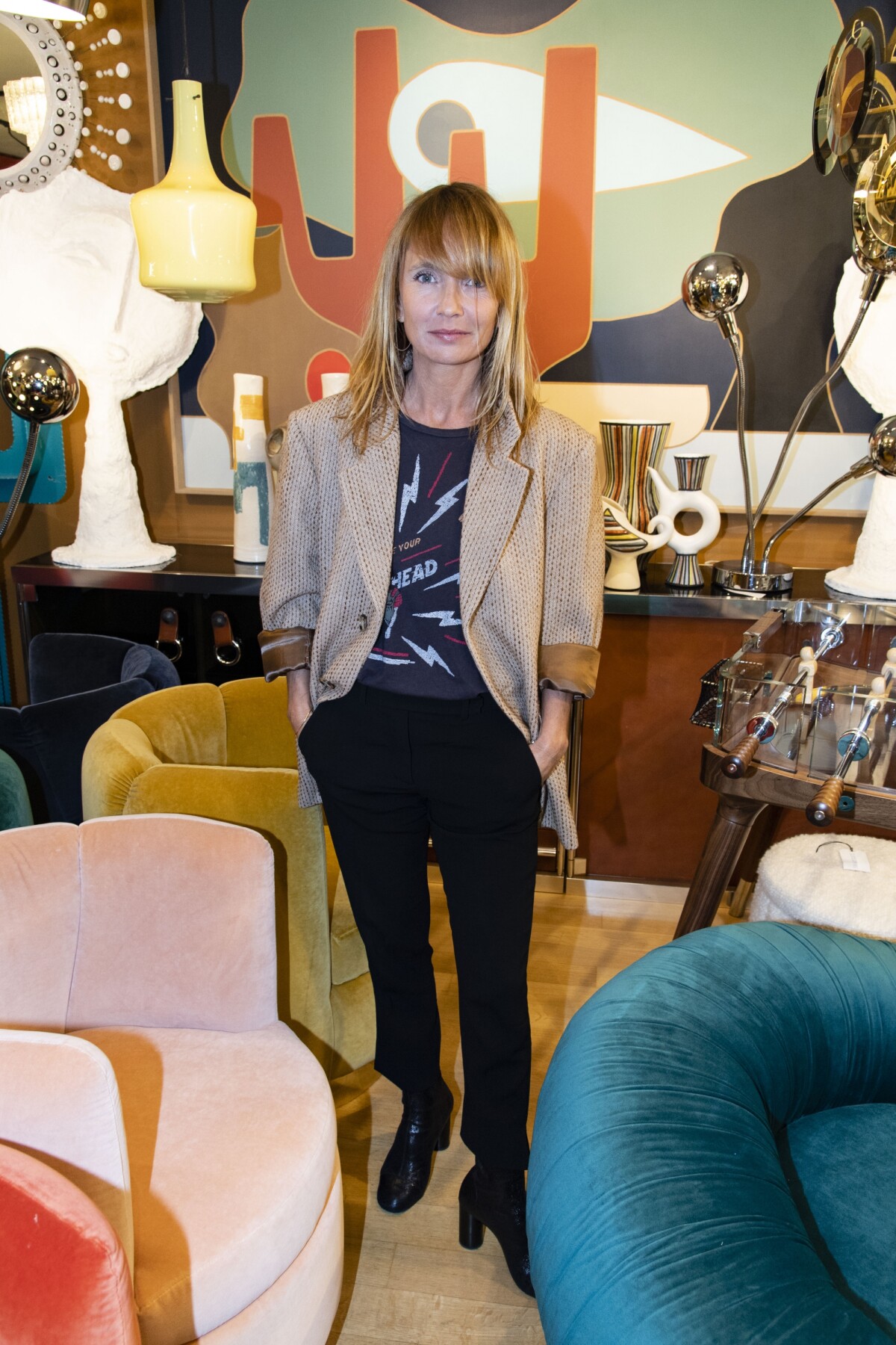 Photo : Semi-exclusif - Axelle Lafont - à l'ouverture de "L'atelier 55 ...