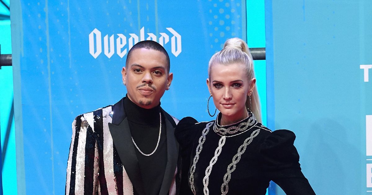 Evan Rose et sa femme Ashlee Simpson à la soirée MTV Europe Music ...
