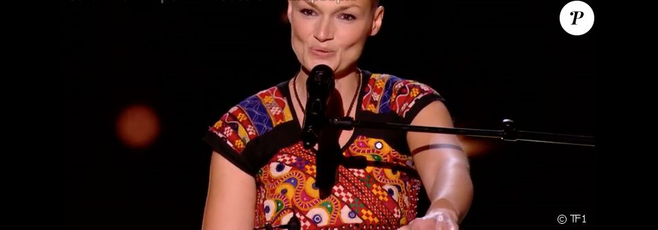 Lily Jung dans The Voice 8 sur TF1, le 9 mars 2019. - Purepeople