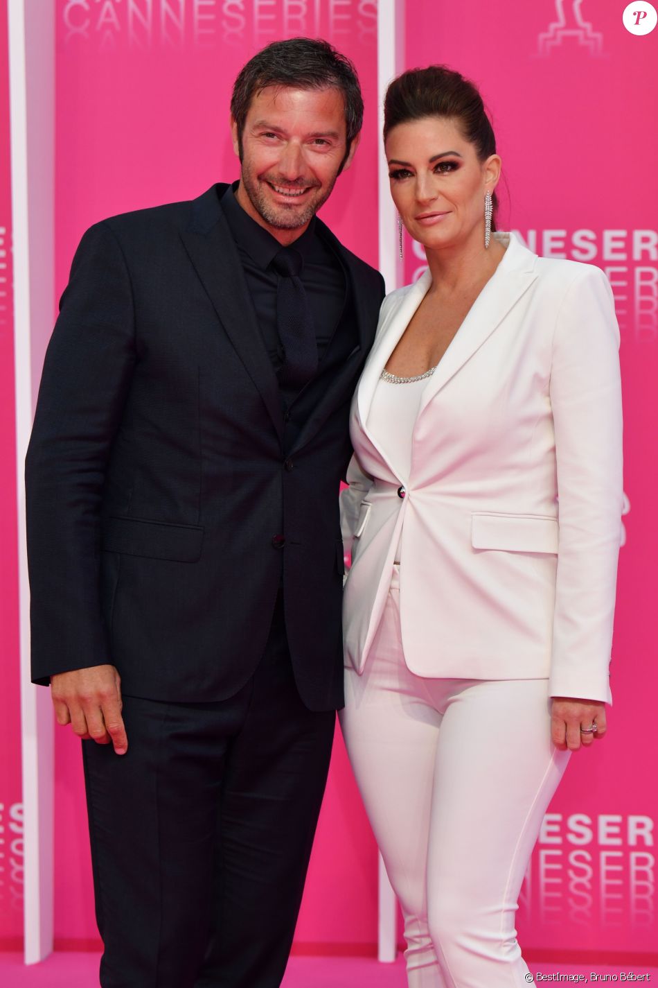 Franck Semonin et sa femme Hélène au photocall de la soirée d'ouverture ...