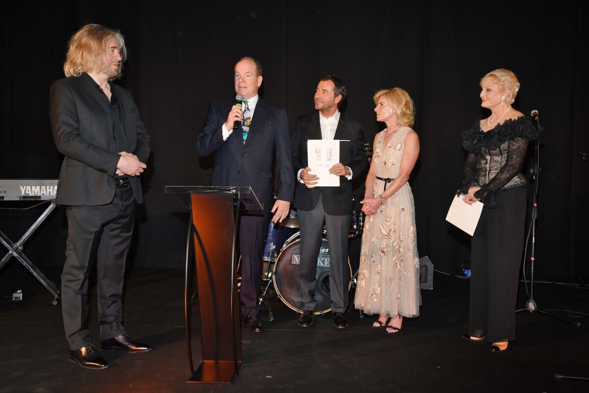 Photo : Stéphane Bolongaro, le prince Albert II de Monaco, Bernard ...