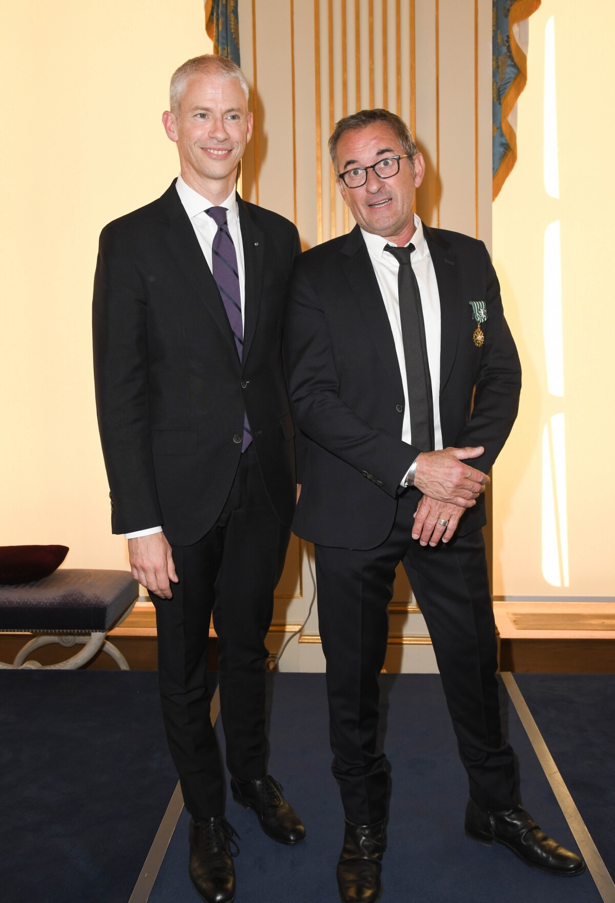 Photo : Exclusif - Franck Riester et Christophe Dechavanne - Christophe ...