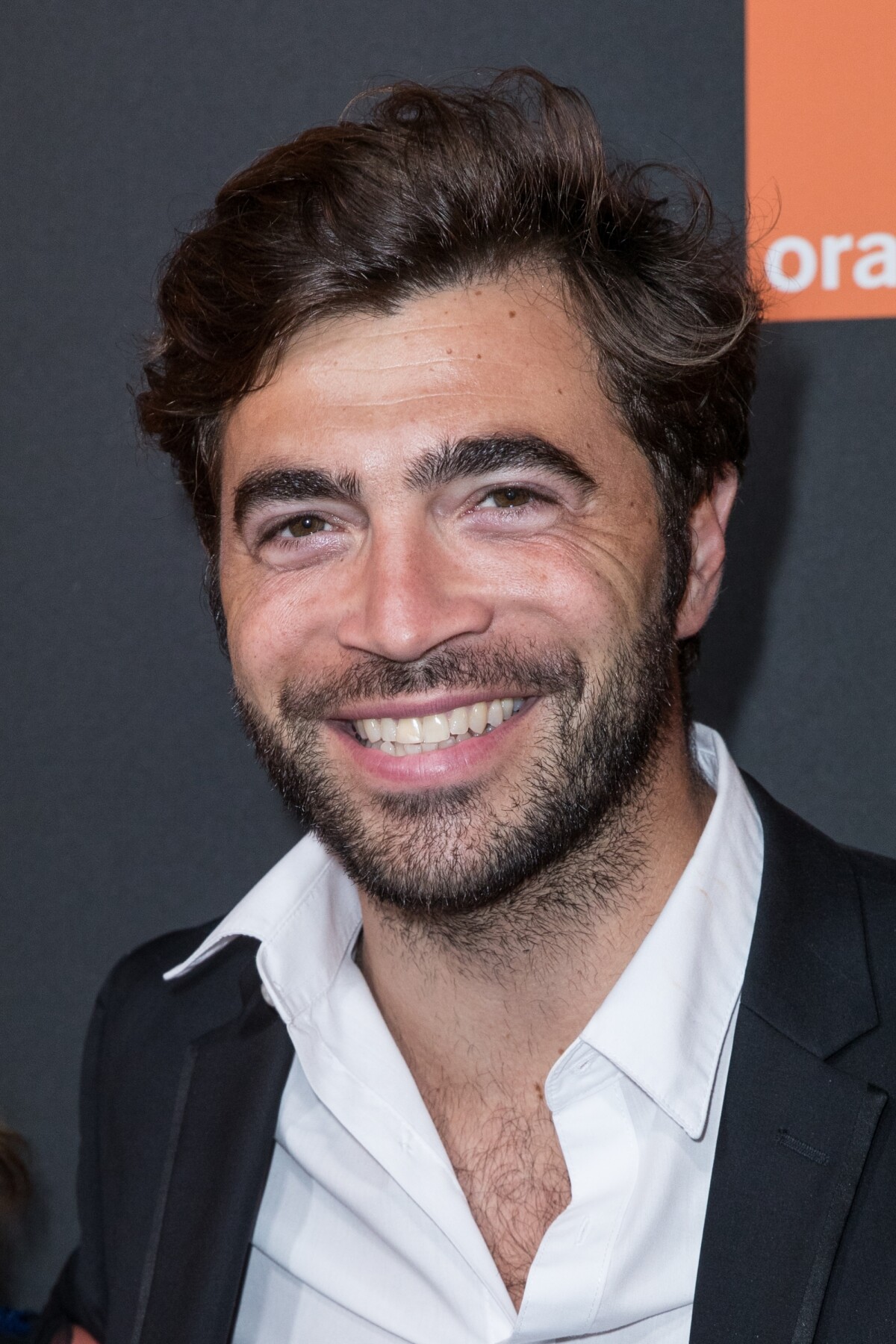 Photo : Gian Marco Tavani - Photocall de la soirée Orange sur la plage ...
