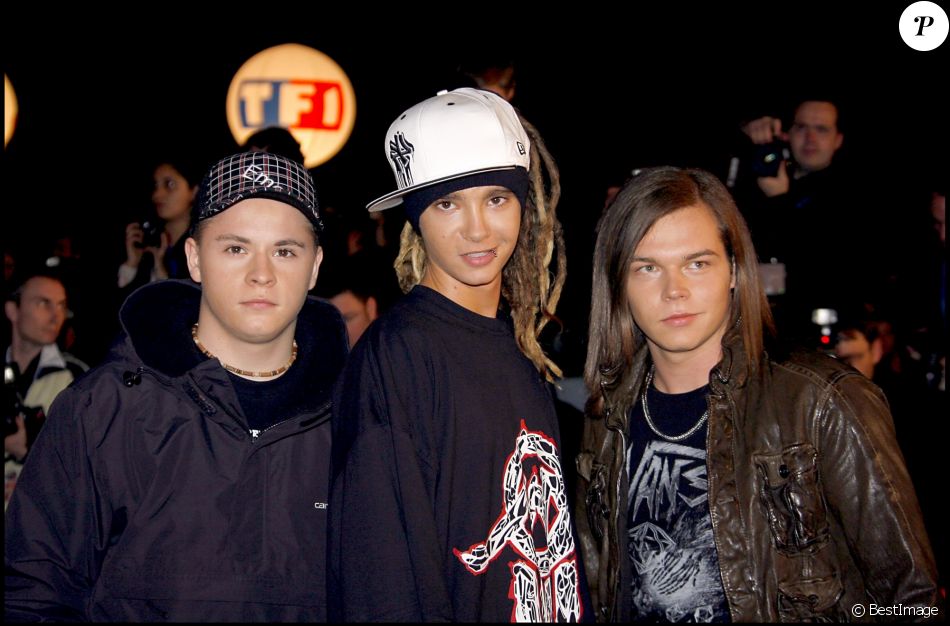 Les Tokio Hotel lors de la cérémonie des NRJ Music Awards, en janvier ...