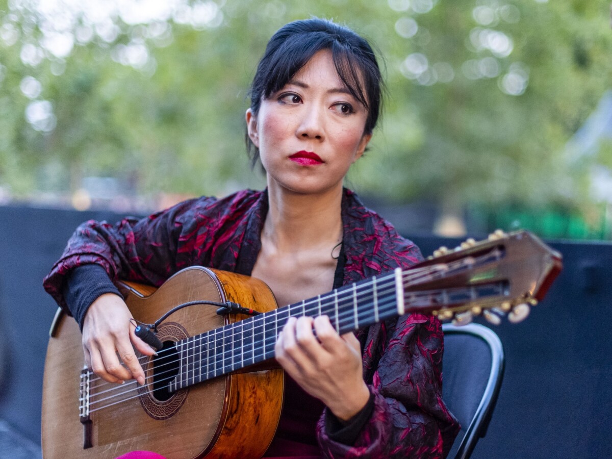 Photo : Exclusif - Xuefei Yang - Concert de Paris sur le Champ de Mars ...