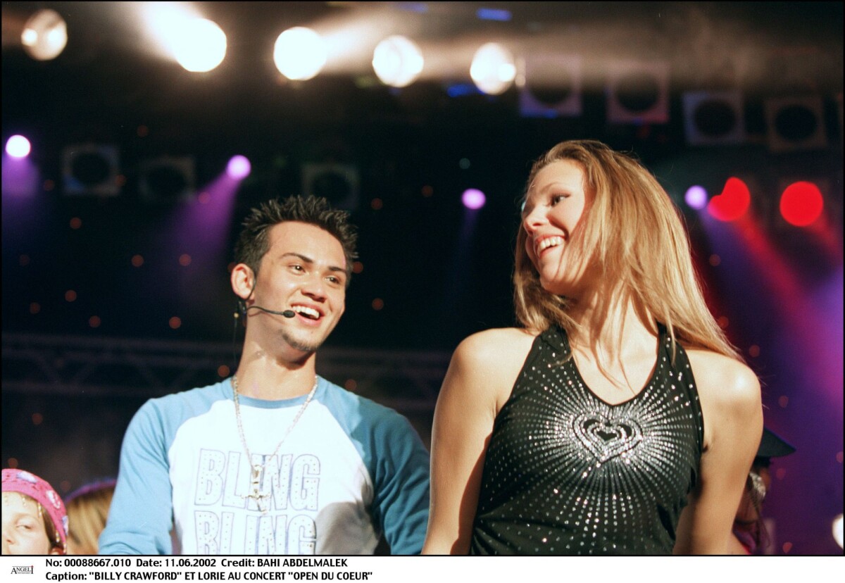 Photo : Billy Crawford et Lorie en concert Open du Coeur à Paris, le 11 ...