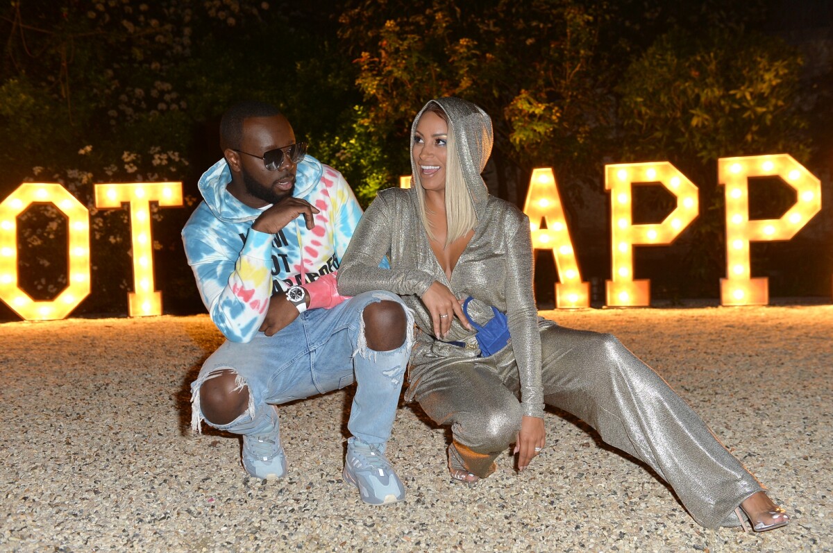 Photo : Le rappeur Gims (Maître Gims - Gandhi Djuna) et sa femme Demdem ...