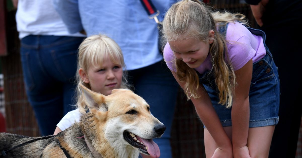 Isla et Savannah Phillips lors du Festival of British Eventing à ...