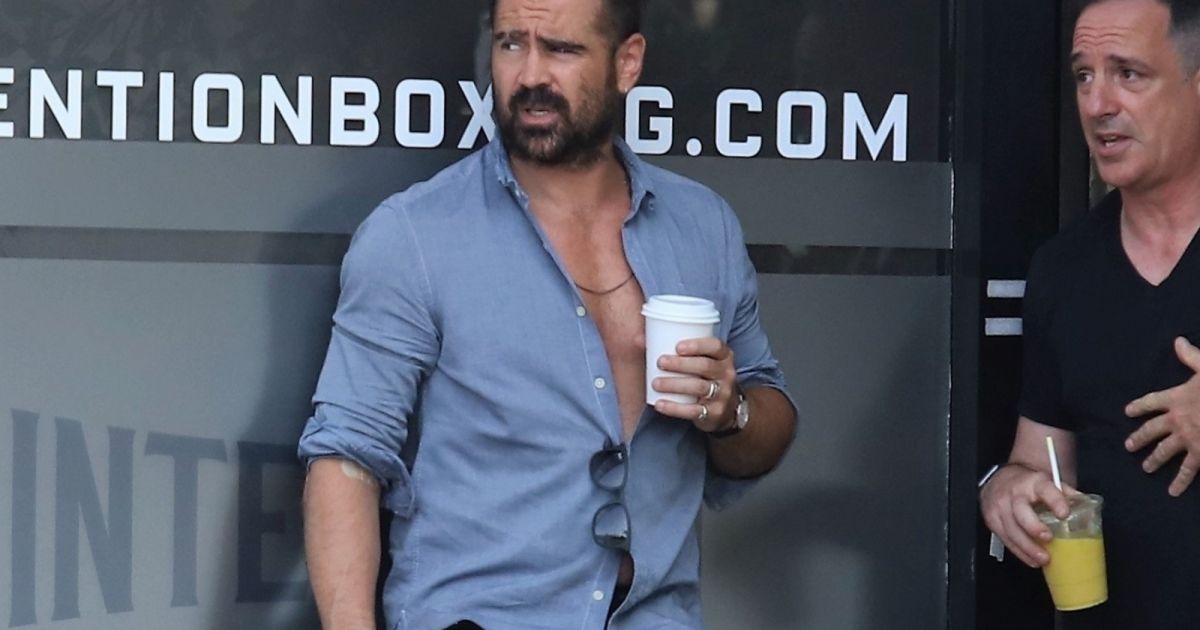 Exclusif - Colin Farrell est allé boire un café avec un ami dans le ...