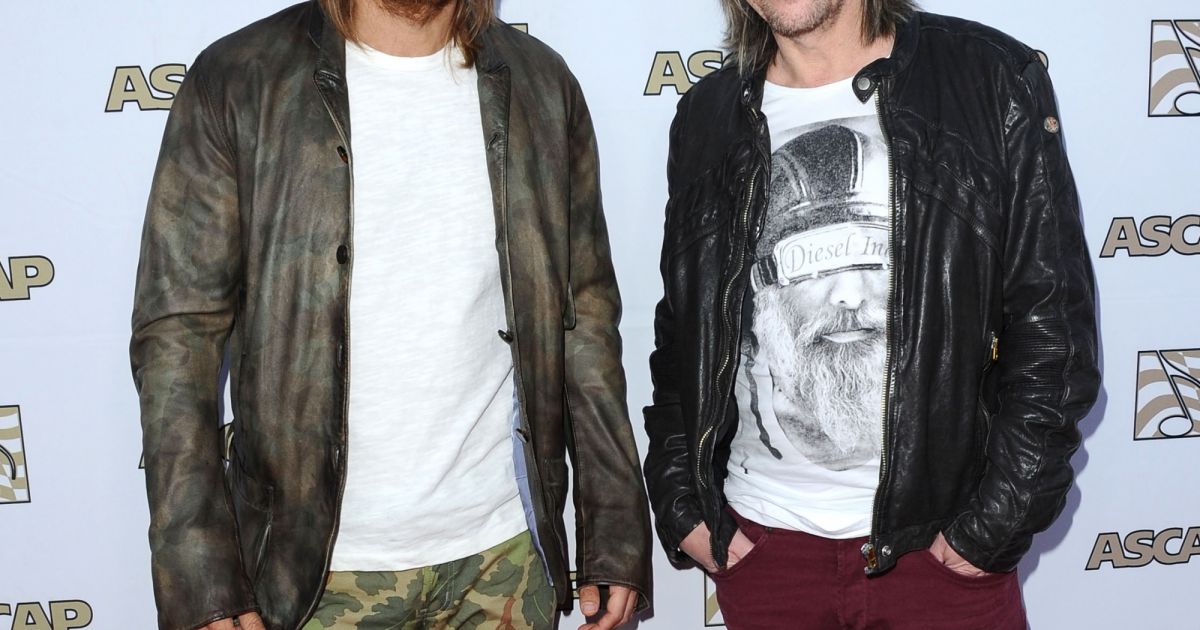 Fred Riesterer et David Guetta aux ASCAP Pop Music Awards à Los Angeles ...