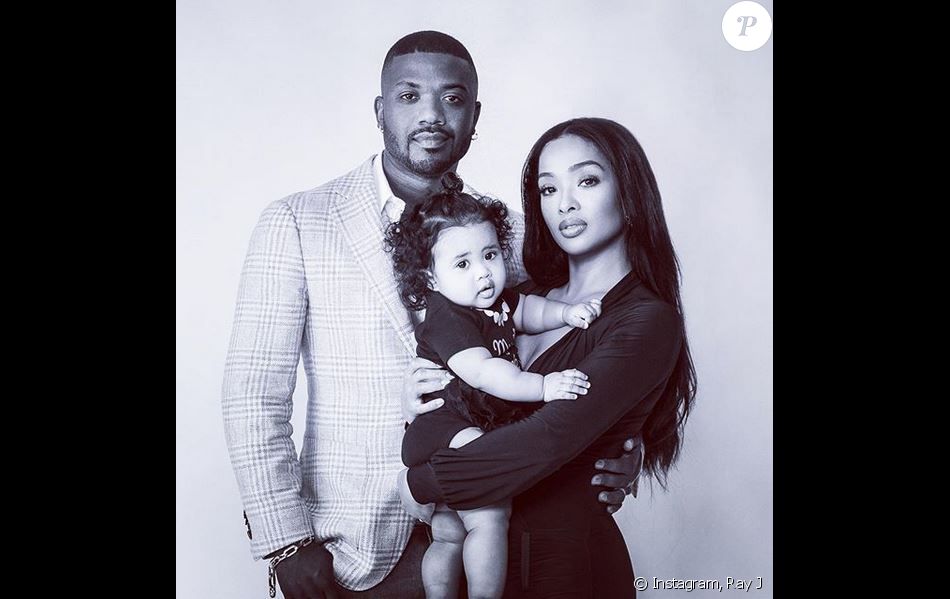 Ray J, son épouse Princess Love Norwood et leur fille Melody. Août 2019 ...