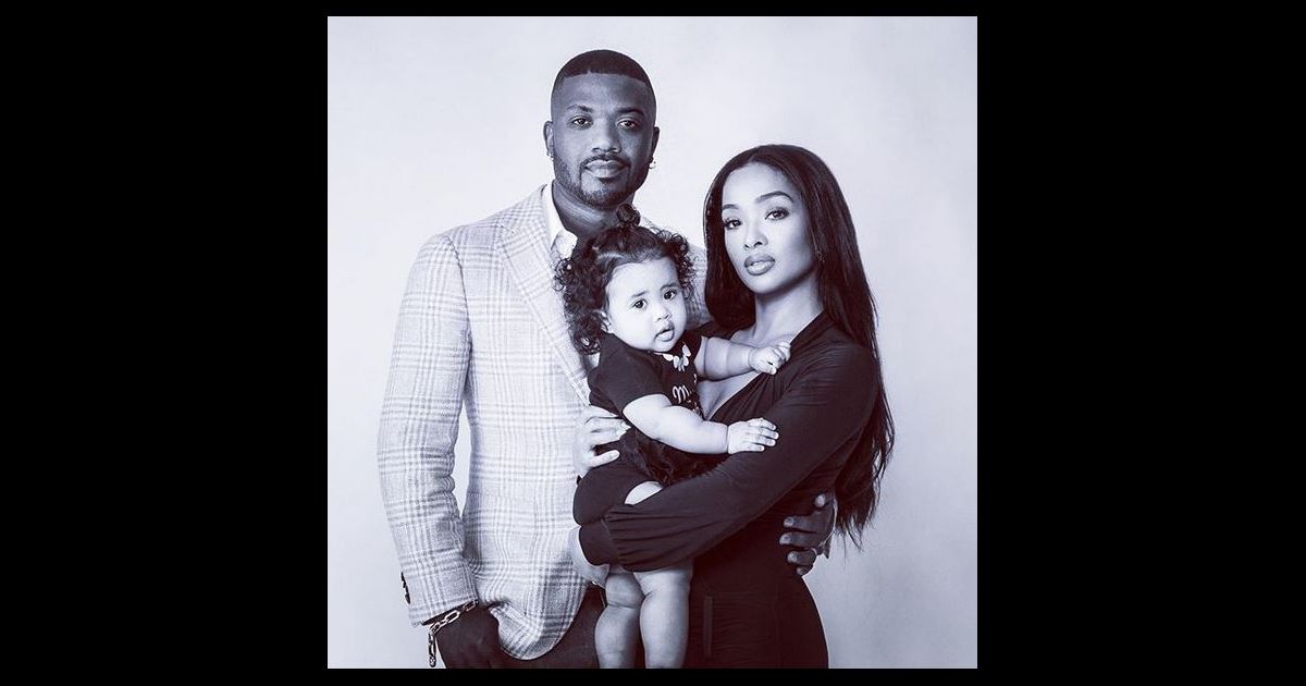 Ray J, son épouse Princess Love Norwood et leur fille Melody. Août 2019 ...