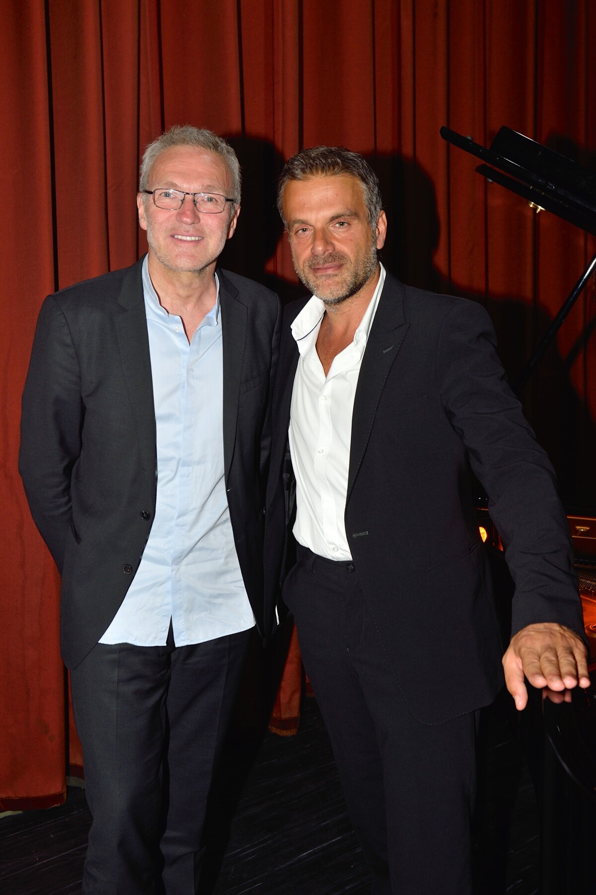 Photo : Laurent Ruquier et le fondateur du festival l'acteur et metteur ...