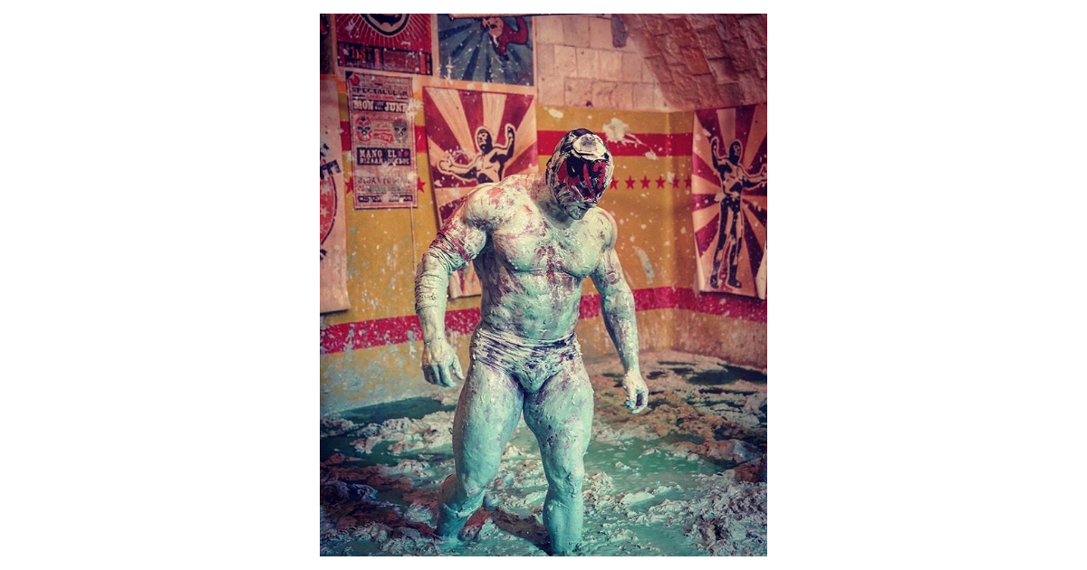 Mister Boo, après un combat dans la boue, sur Instagram, le 26 mai 2019 ...