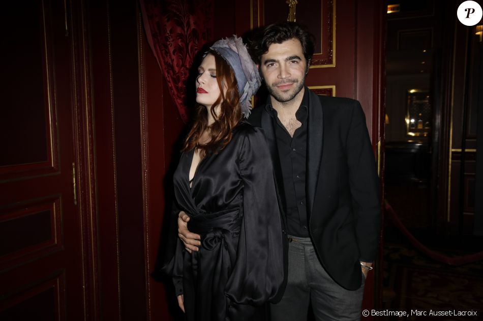 Elodie Frégé et son compagnon Gian Marco Tavani - Lancement du magazine ...
