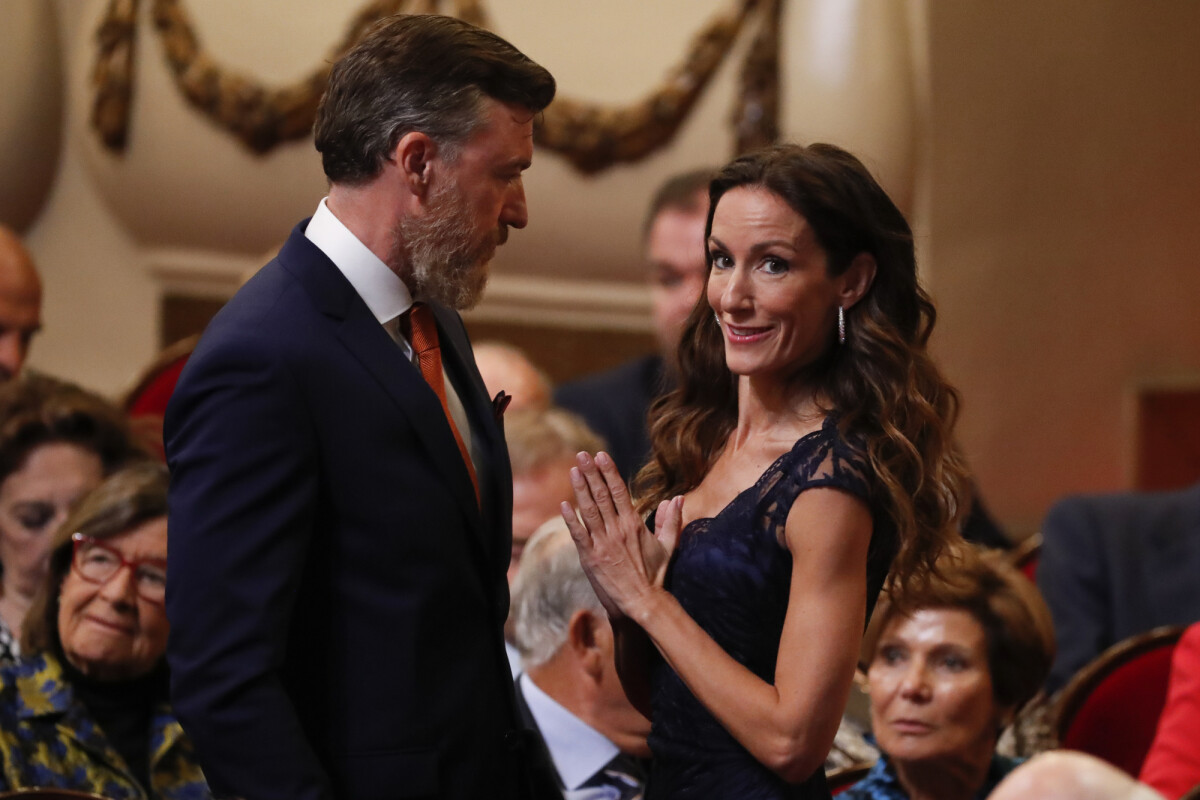 Photo : Telma Ortiz Rocasolano (la soeur de la reine Letizia) , Gavin ...