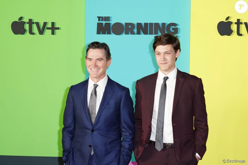 Billy Curdup et son, William Atticus Parker à la première de la série d ...