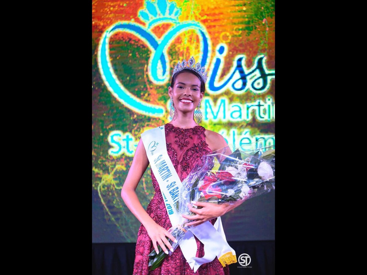 Photo : Layla Berry, Miss Saint-Martin et Saint-Barthélémy 2019, se ...