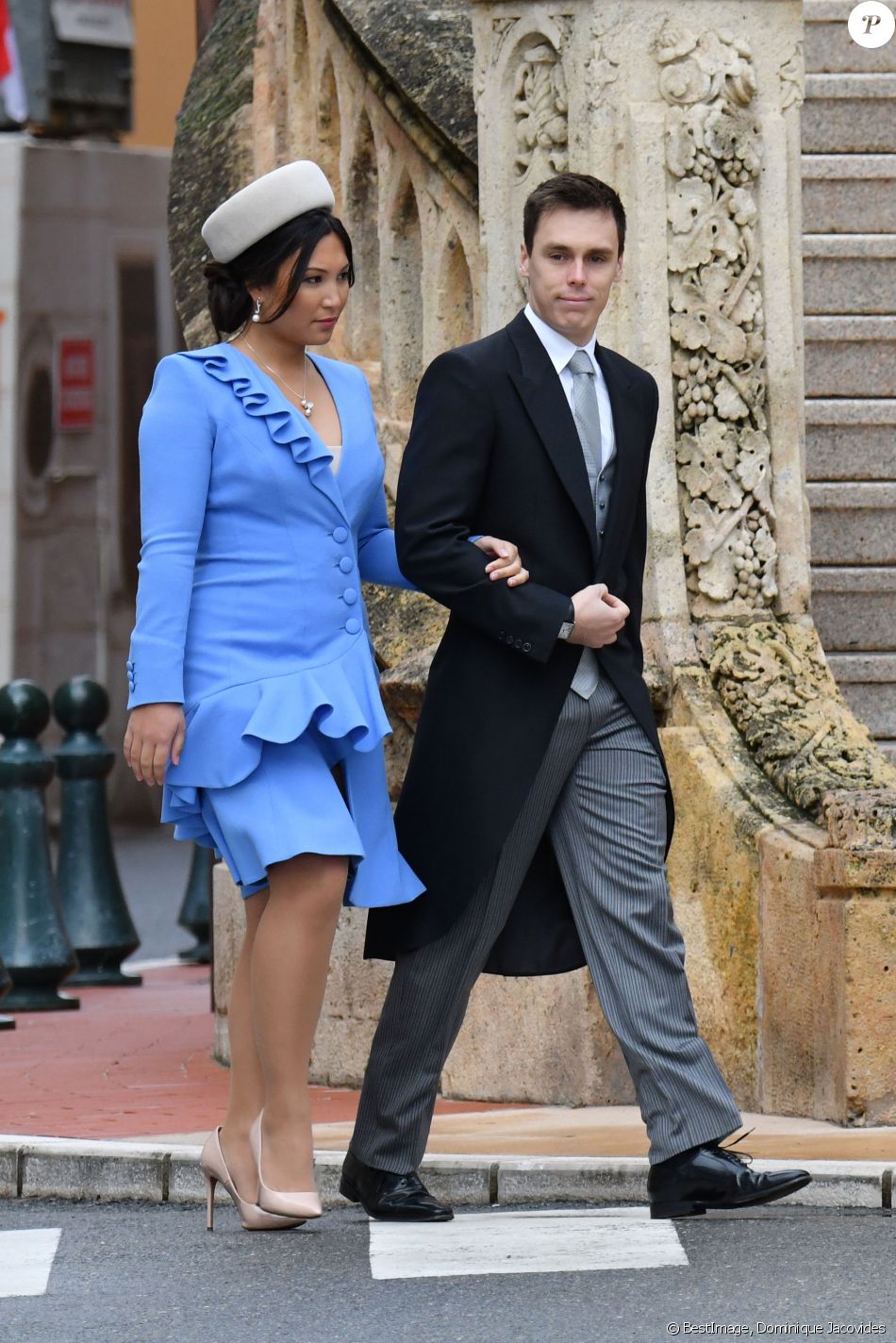 Louis Ducruet et sa femme Marie - La famille princière de Monaco arrive ...