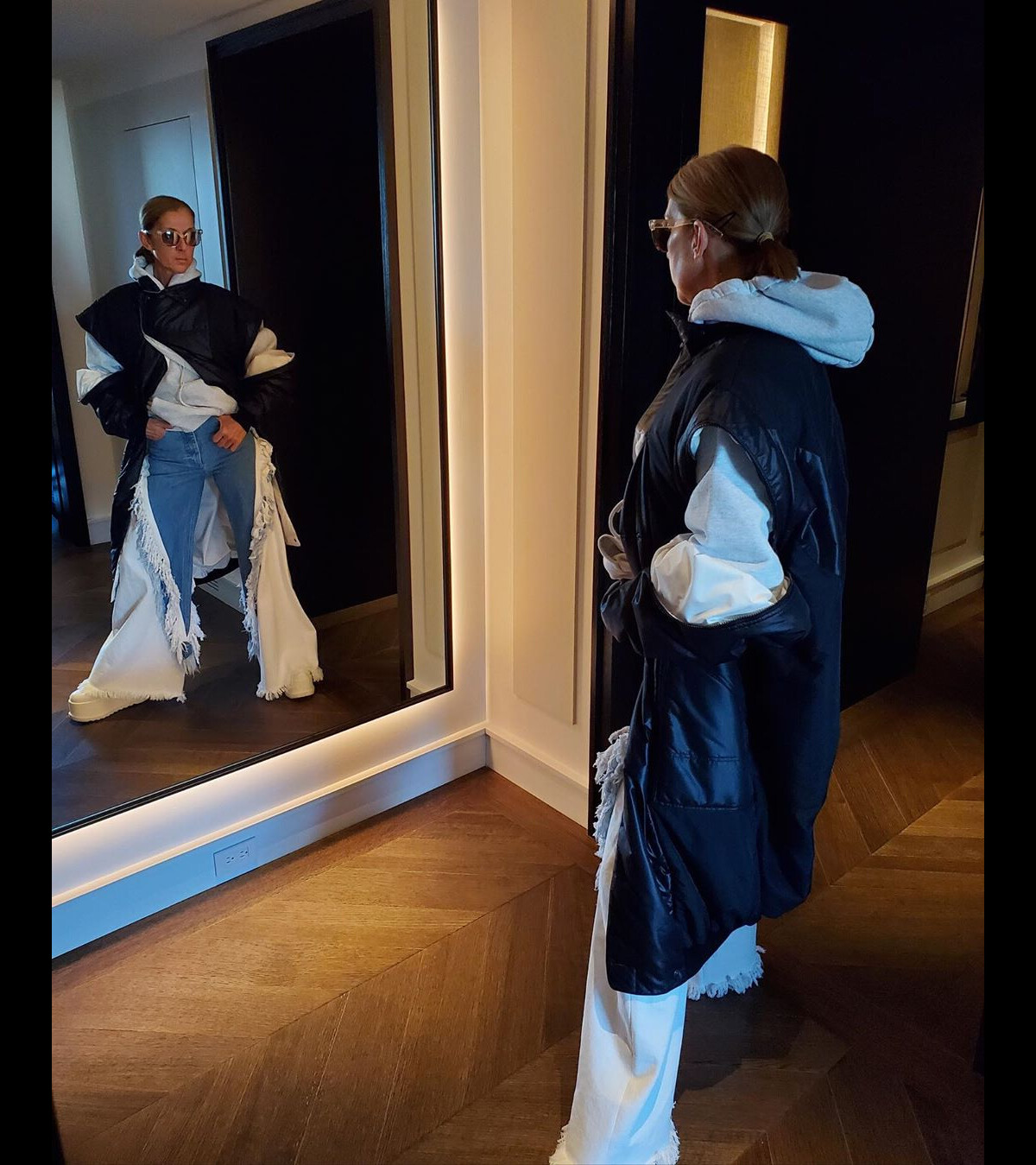 Photo : Céline Dion pose sur Instagram. Montréal, novembre 2019 ...