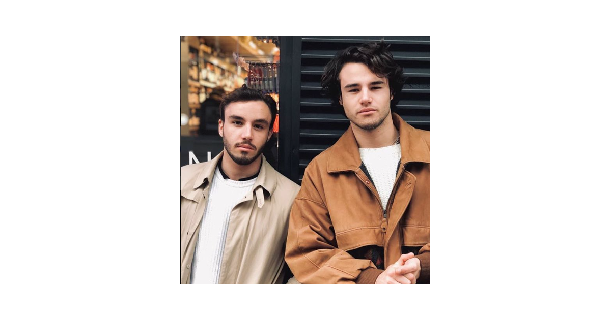 Nathan et Anthony Colette, le 4 janvier 2018. - Purepeople