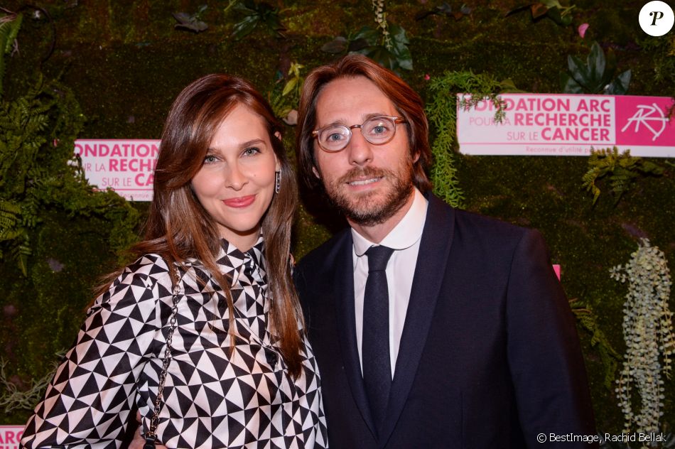 Exclusif - Ophélie Meunier et son mari Mathieu Vergne - Dîner de la Fondation ARC au Pavillon ...