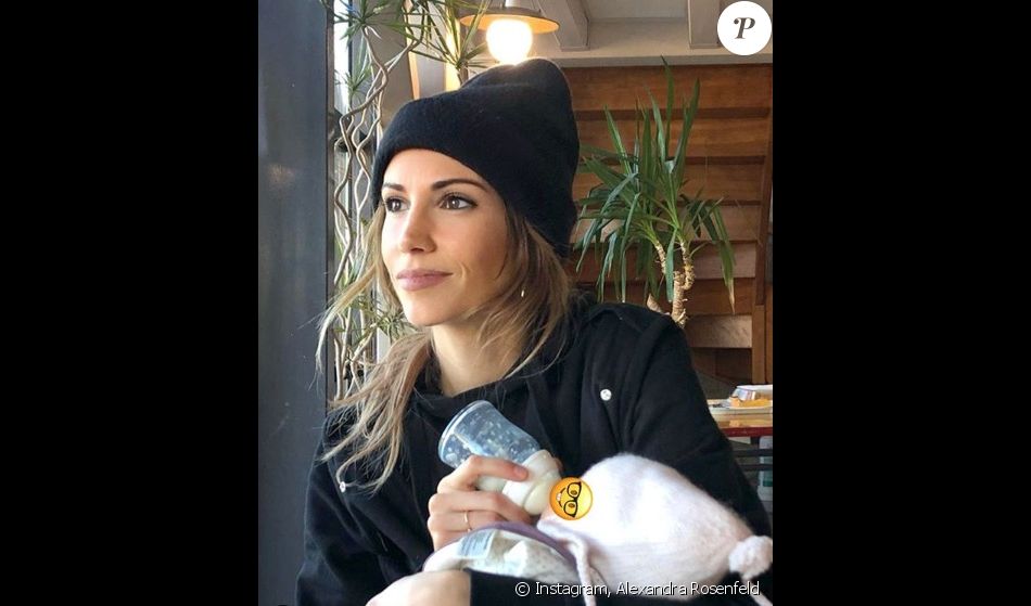 Alexandra Rosenfeld et sa fille Jim sur Instagram. Le 12 janvier 2020 ...