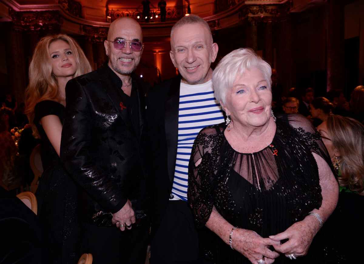 Photo : Pascal Obispo, sa femme Julie Hantson, Jean-Paul Gaultier et ...