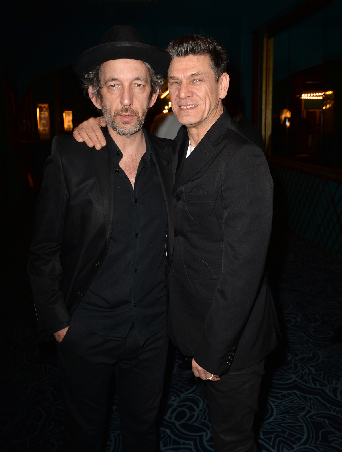 Photo : Arthur H (Arthur Higelin) et Marc Lavoine à la générale de ...